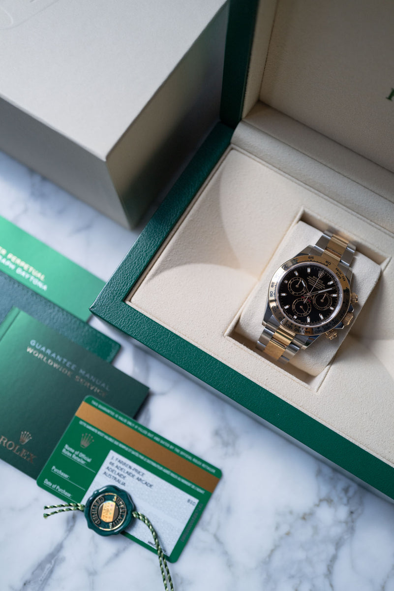 Rolex Daytona 116503 Black Dial SS/YG 2020 Full Set – Classic Time Club