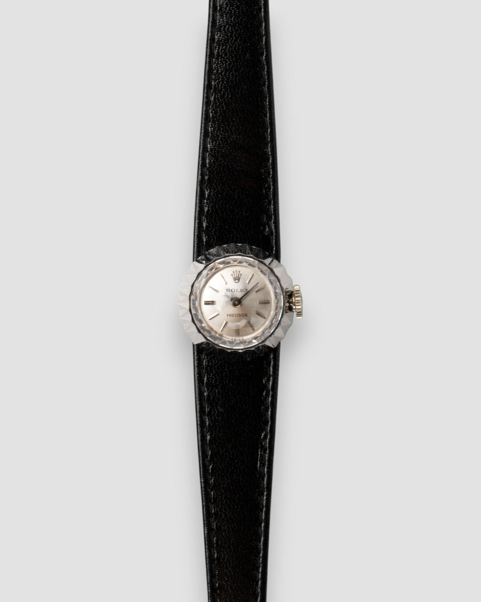 Rolex Chameleon 2027 Precision Fluted 18k White Gold 1970s – Classic ...