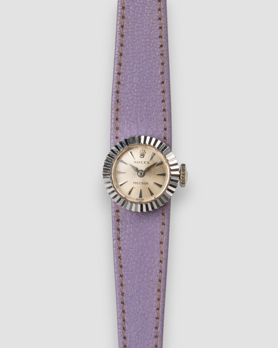 Rolex Chameleon 8788 Precision 18k WG Fluted Bezel 1962 – Classic Time Club